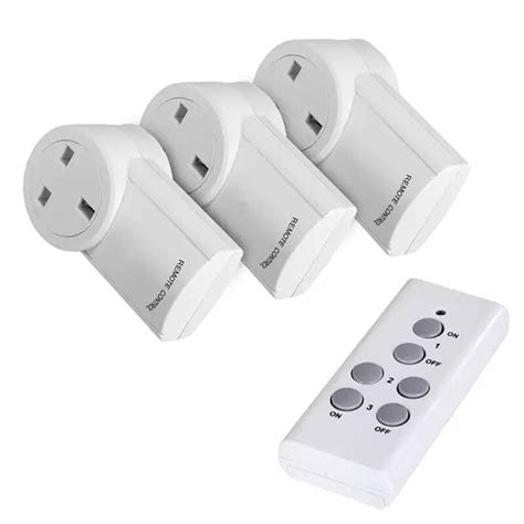 Uk Wireless Outlet Remote Control Socket Light Swi Grandado