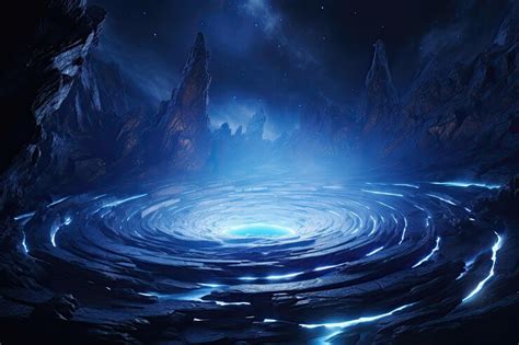 Premium Photo A Visual Representation Of A Mysterious Dimension Generative Ai