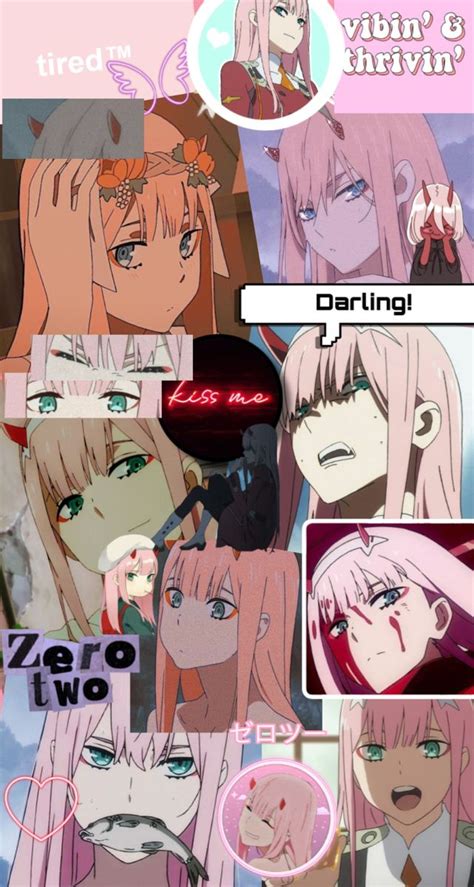 Zero Two Collage Anime Collage Zero Two