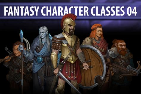 Fantasy Character Classes 04 2d Characters Unity Asset Store