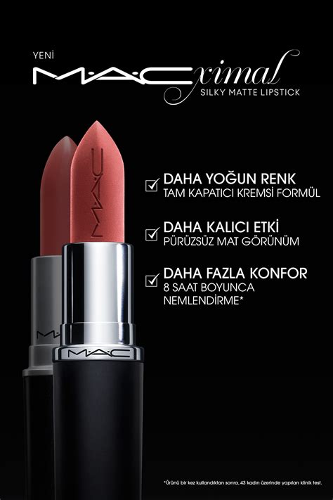 Mac M·a·cximal Silky Matte Lipstick Moisturizing Effect Intensive Color Lipstick Twig Twist