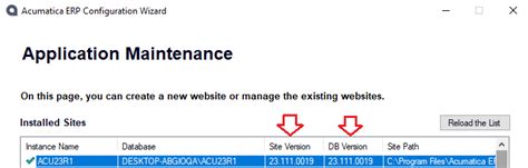 new acumatica instance error community