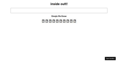 Input In React Codesandbox