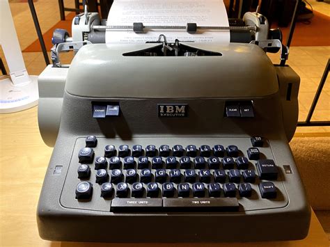 My 1951 Ibm Model A Executive Tonight Scrolller