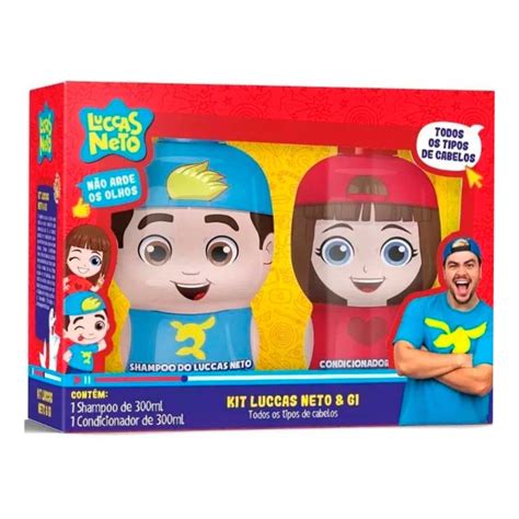 Kit Luccas Neto And Gi Shampoo 300ml Condicionador 300ml Promofarma