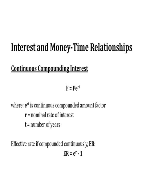 Continuous Compounding Interest Pdf