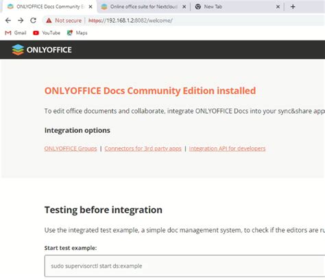 onlyoffice cannot be reached support nethserver community