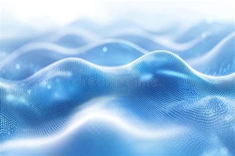 Abstract Blue Wave Pattern Technology Digital Innovation Stock Illustration Illustration Of
