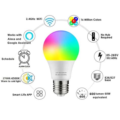 RGB 16 Color Changing Remote Controlled LED Light Bulb 9W E27 Daraz Lk