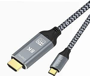 Amazon co jp Kmrlim USB Type C HDMI 変換ケーブル K Hz K Hz USBタイプC HDMI オス オス アダプターThunderbolt