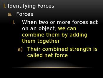 Newton S First Law Of Motion PowerPoint Notes Presentation By Megan Gower