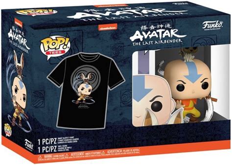 Aang With Momo Pop And Tee Art Toys Sets Hobbydb