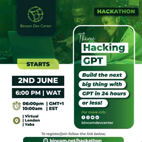 Bincom Dev Center On Linkedin Hackathon