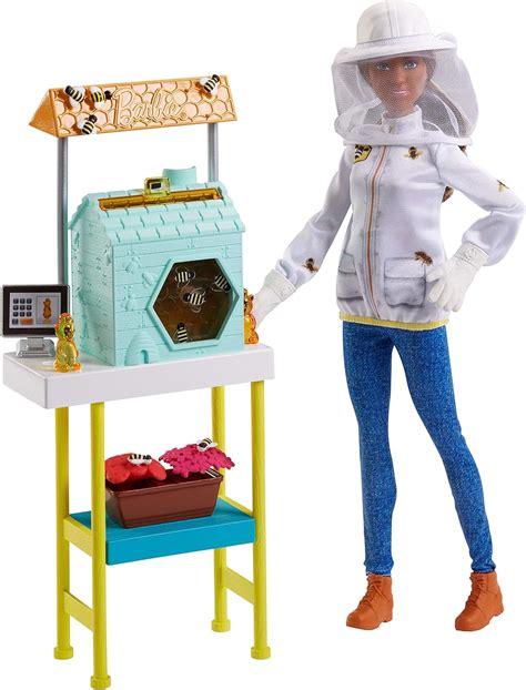 Barbie Beekeeper Doll With Beehive Toy Brunette Toys And Games