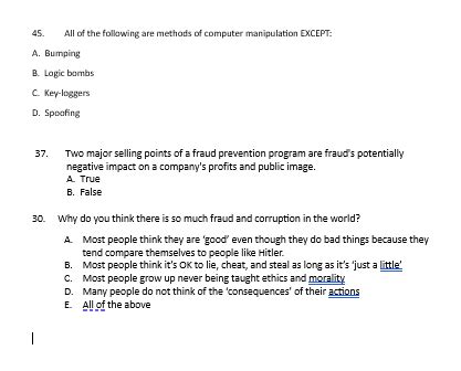 Solved 45 All Of The Following Are Methods Of Computer Chegg