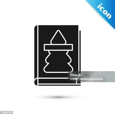 흰색 배경에 격리 된 검은 크리스마스 책 표지 또는 전단지 템플릿 아이콘 메리 크리스마스와 새해 복 야 벡터 일러스트레이션