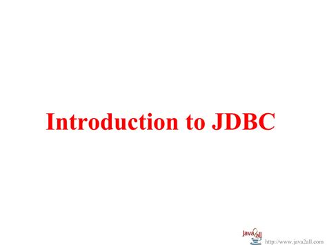 Jdbc Architecture And Driver Types Ppt Pps