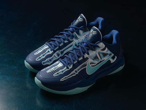 Nike Kobe 5 Protro ‘x Ray With A Glow In The Dark Sole Skeletal
