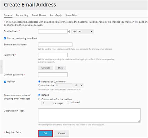 How To Create An Email Address In Plesk Eukhost