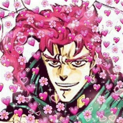 Kakyoin Heart Meme Jojo Anime Lendas