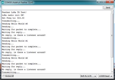 Using The Rfm9x Radio Adafruit Feather M0 Radio With Lora Radio