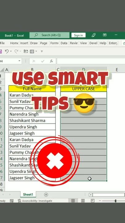 11 Excel Tips And Tricks Shorts Exceltipsandtricks Youtube