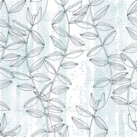 김 블루 모자이크 수채화 배경에 수중 식물과 원활한 벡터 패턴 추상적인 꽃 질감 디자인 템플릿 벽지 포장 직물 및 직물에 적합합니다 벽지에 대한 스톡 벡터 아트 및 기타