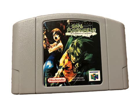 Sin And Punishment English Nintendo 64 N64 Video Game Puzzles Ltd
