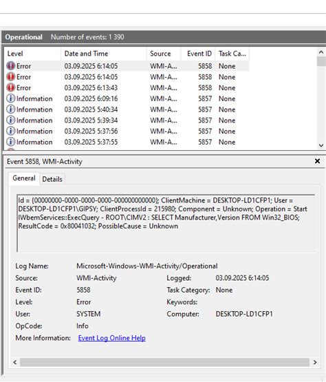 Wmi Spiking In Task Manager Microsoft Qanda