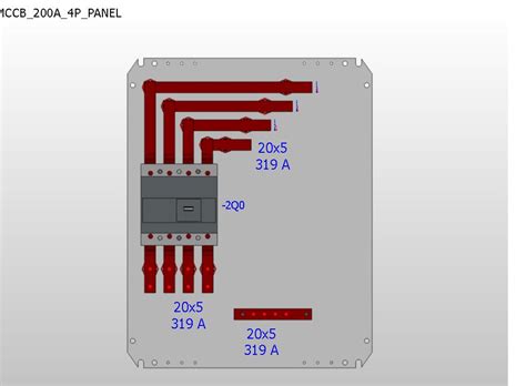 Typical STANDALONE MDB Panel Incomer MCCB A P Adjustable Panels And Parts Shopping
