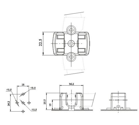 2gx13 Surface Mounted Fluorescent Led Lamp Holders F58