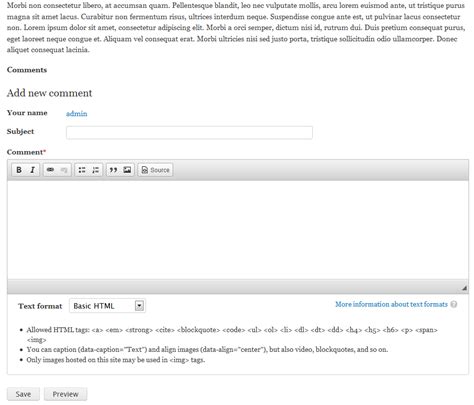 Customizing Your Comments Field In Drupal 8 Inmotion Hosting