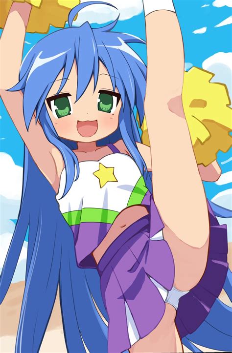 Ogaoekaki Izumi Konata Lucky Star Absurdres Commentary Request Highres 1girl 3 Ahoge