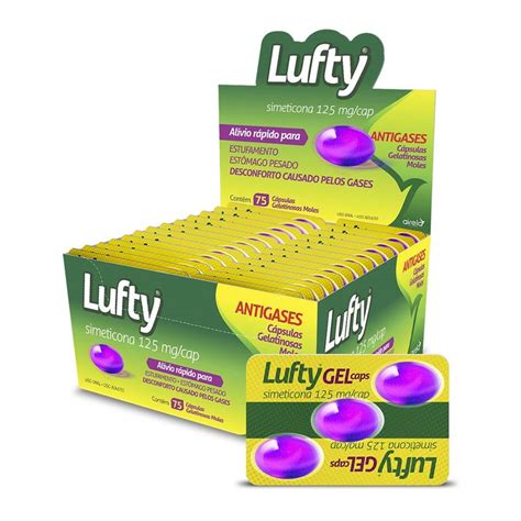 Lufty Gel 125mg 3 Cápsulas Gelatinosas Moles Extrafarma