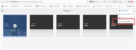 hidden gems in aem asset metadata export