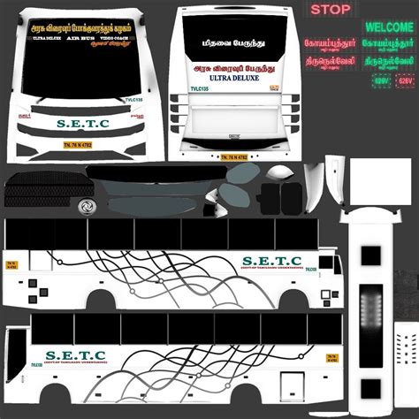 Setc Bus Madurai Rameshwaram Livery Download Artofit