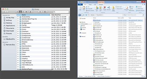 Windows Vs Mac OS X IOS Visions Of User Interfaces Collide