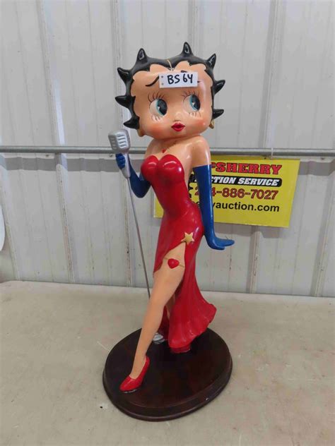 Betty Boop Singing Statue Made From Hard Plastic 31 Tall Mcsherry