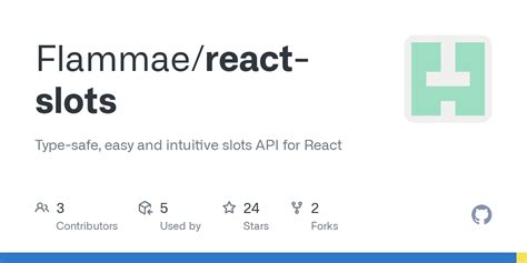 GitHub Flammae React Slots Type Safe Easy And Intuitive Slots API For React