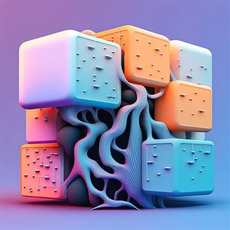 Premium Ai Image Ai Generated Illustration Of Cloud Computing Concept In Pastel Color