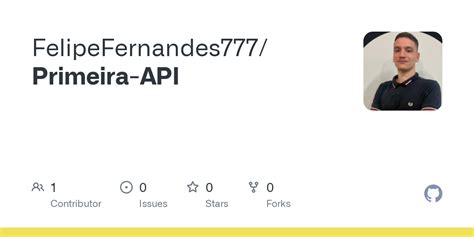 Github Felipefernandes777primeira Api