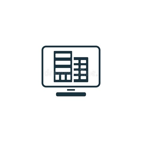 Virtual Office Icon Monochrome Simple Remote Work Icon For Templates Web Design And