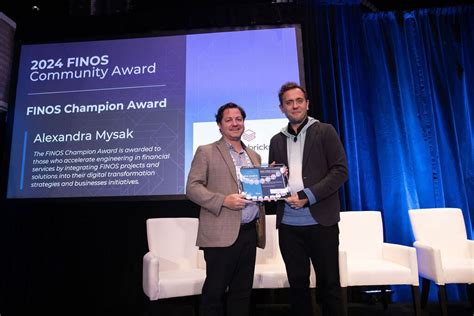 Finos On Linkedin 🎉 Congratulations To Alexandra Mysak Of Databricks