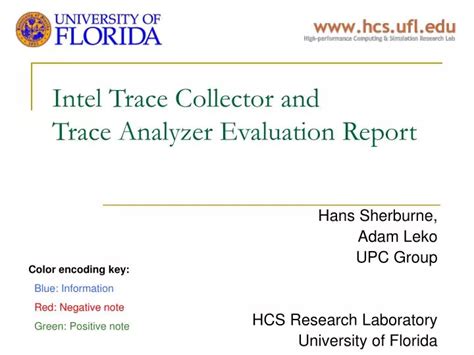Ppt Intel Trace Collector And Trace Analyzer Evaluation Report