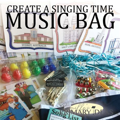 Easy Singing Time Ideas For After The Program Camilles Primary Ideas