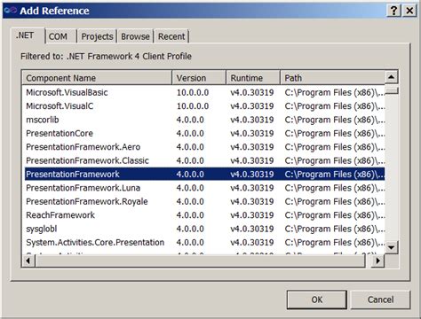 c can t use the systemparameters type or namespace does not exist