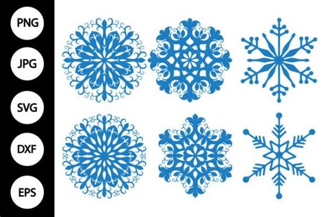 Snowflake Svg Snowflake Svg Bundle Graphic By Mydigitalart13