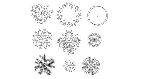 Free Download Tree Cad Block Plan Of Scrub Small Plants AutoCAD File Cadbull