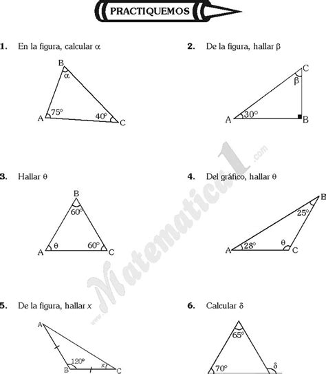 Formula Para Sacar El Angulo De Un Triangulo Trimapa