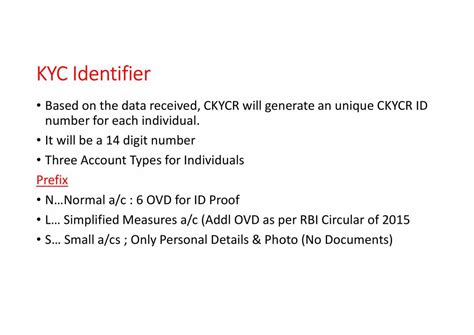 Central Kyc Registry Powerpoint Slides Learnpick India
